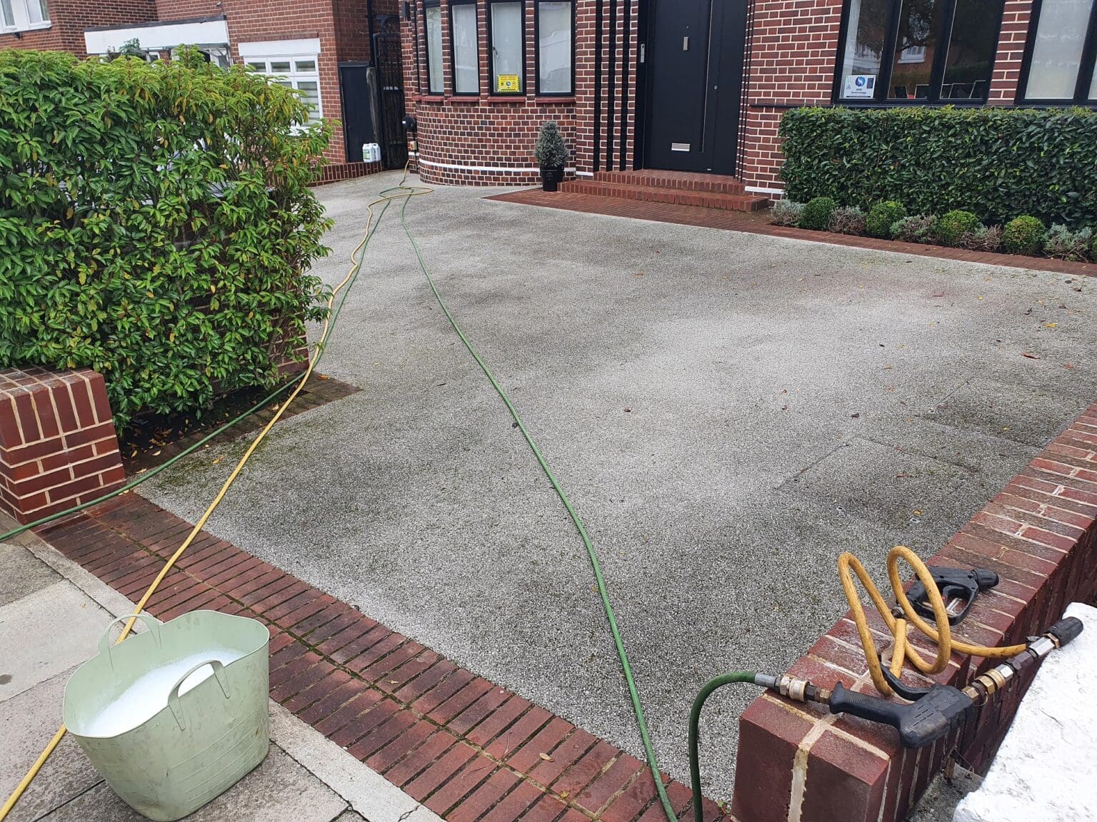 Resin Bound Drive Clean in North London | LBC Exterior Cleaning